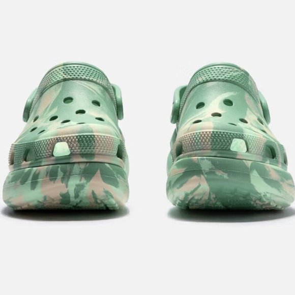 CROCS | Shoes | Crocs Classic Crush Marbled Clog Mens 6 Womens 8 Aqua ...